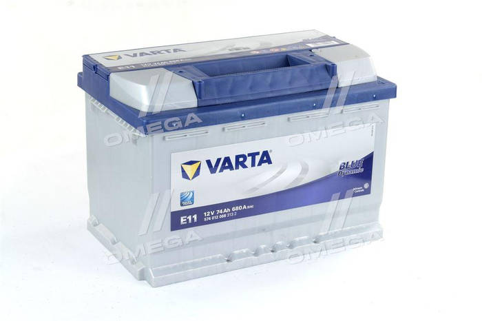 Акумулятор 74Ah-12v VARTA BD(E11) (278x175x190),R,EN680 574 012 068 UA58 (ID#1976443020), ціна ...