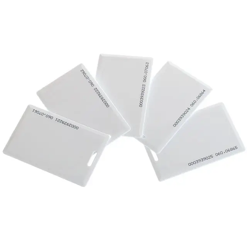 Купить Безконтактна карта Ic Mifare 13 56 МГц 1k толщина 1 6 мм Колір білий З прорізом H