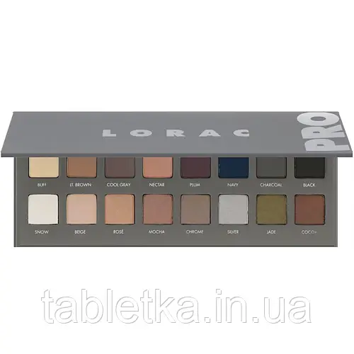 Lorac, Палитра теней для век Pro Palette 2 с основой под тени Mini ...