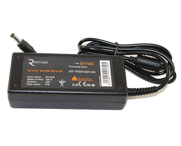 Купити Блок живлення Ritar RT-PSP48-24, 24V, 48W, 2A, імпульсний ...