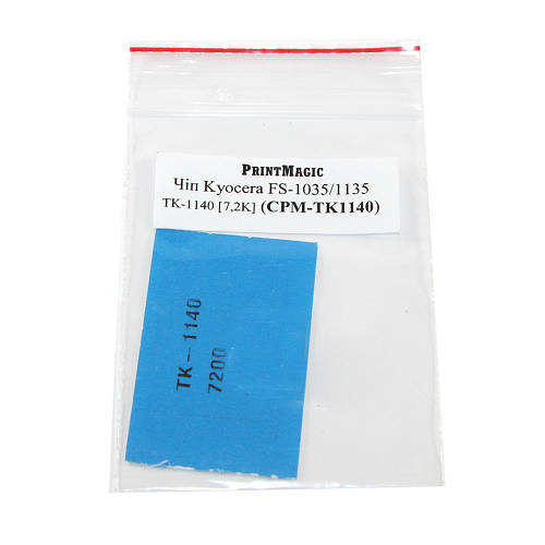 Чип для Kyocera TK-1140, Black, 7200 копий, PrintMagic (CPM-TK1140) (ID ...