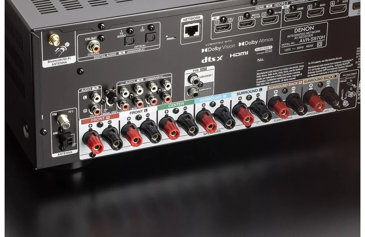 Купить AV Ресівер Denon AVR-S970H 8K (7.2 сh) Black, цена 46605 ...