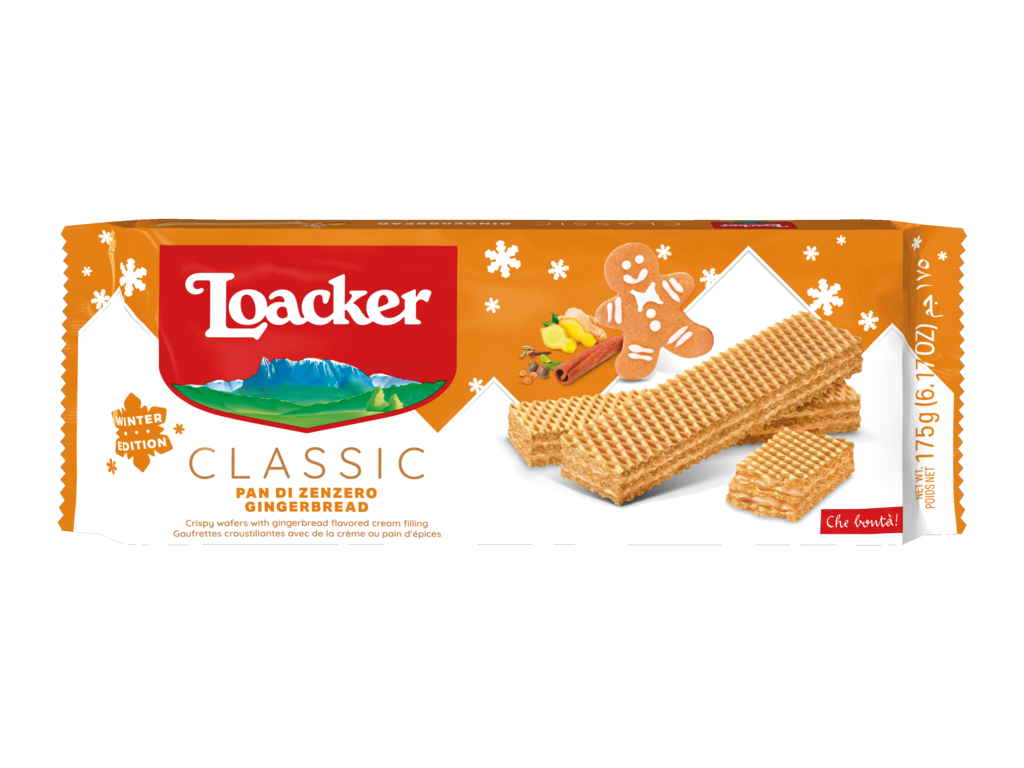 Купить Вафли Loacker Classic Gingerbread 175 G цена 183 ₴ — Prom Ua