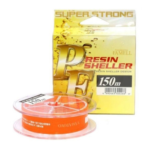 Шнур Yamatoyo PE Resin Sheller Orange 150m #0.8 12LB помаранчевий (ID#1978006061), цена: 588 ...