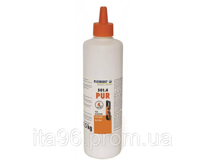 Купить ПУР клей Kleiberit 501.4 PUR D4 Очень быстрый, 0.5 кг, цена 254 ...