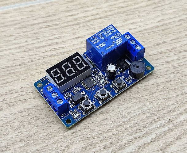 Реле часу DK-C-18-05 із затримкою увімкнення, вимикання, циклічним ...