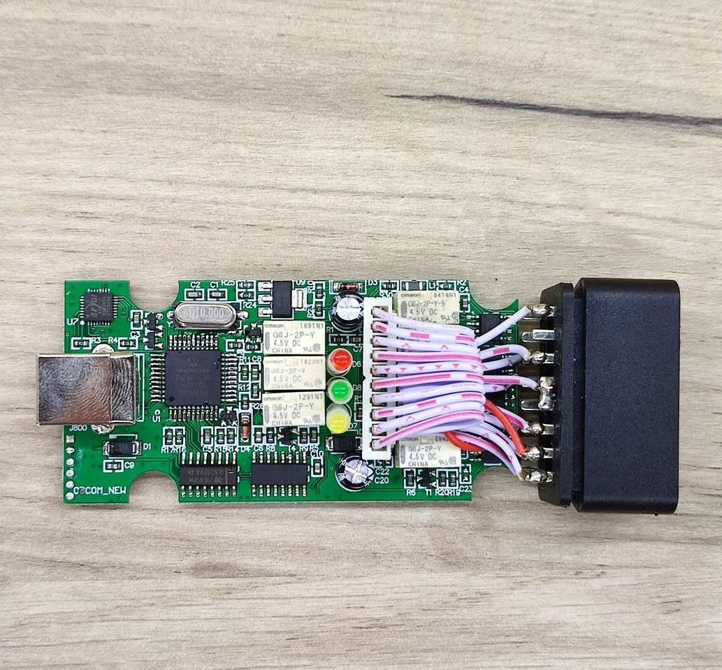 Купить Диагностический Адаптер OPCOM V5 Чип PIC18F458 (2532471166) в ...