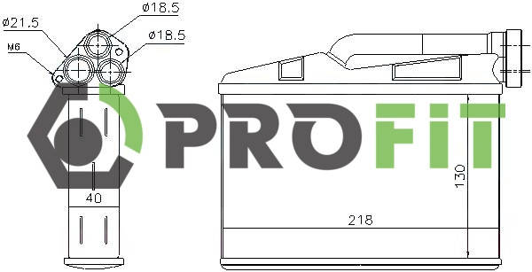 Радиатор отопителя BMW 5 (E39) 98-04. X5 (E53) 00-06, цена: 2296 ...