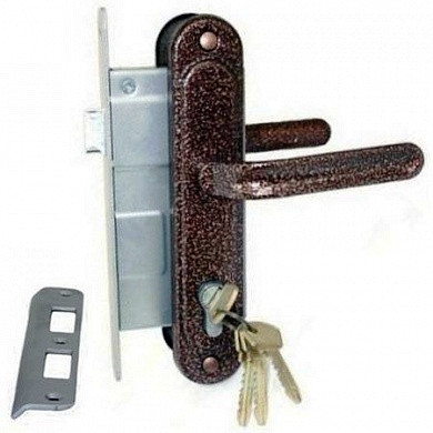 Замок врезной Мотор Сич кровосток медь (ID#348316954), цена: 569 ...