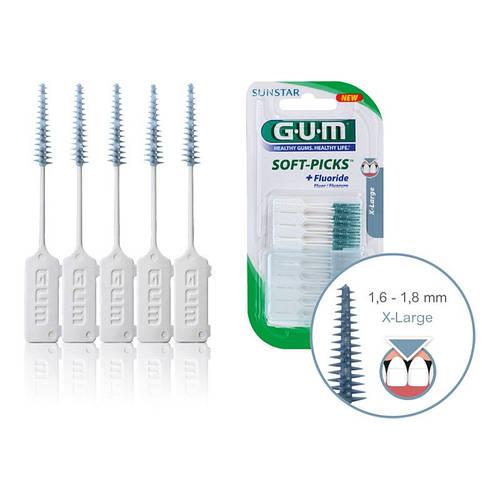Купить Набір міжзубних щіток GUM SOFT PICKS XL, дуже велика, 40 шт ...