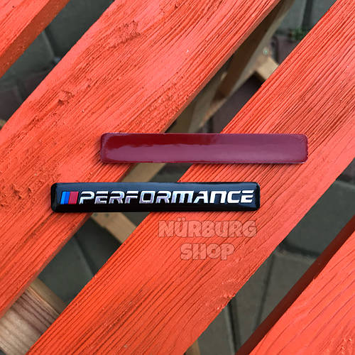 Чорна алюмінієва наклейка шильд BMW M Performance логотип E39 E46 E53 E60 E70 E83 E90 F01 F07 ...