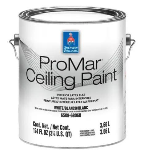 Винил - акриловая краска Sherwin-Williams ProMar Ceiling Paint, 3.78 л ...