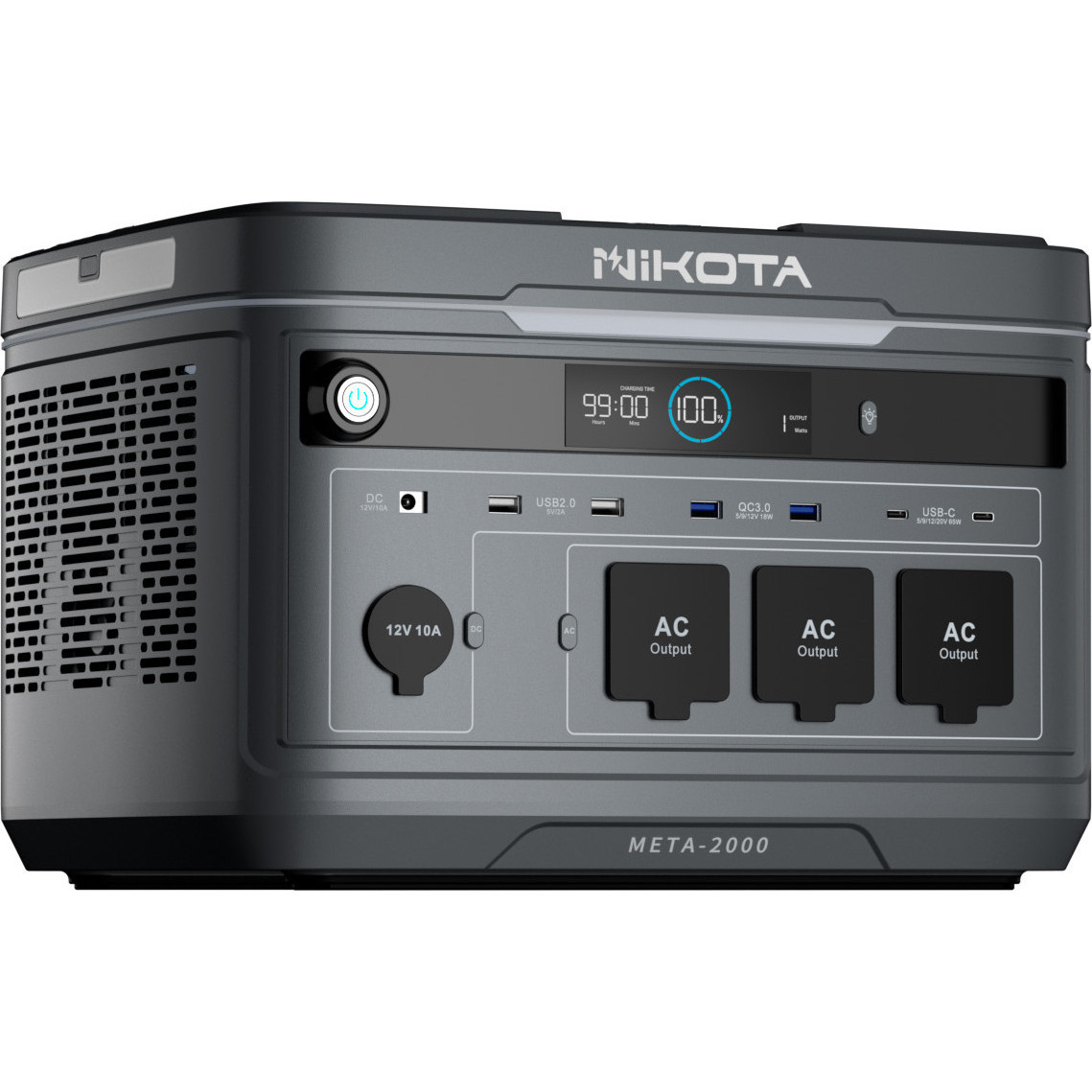 Купить Зарядная станция NIKOTA META-2000-NCM (2016Wh/2300W/4000W), цена 47990 ₴ — Prom.ua (ID ...