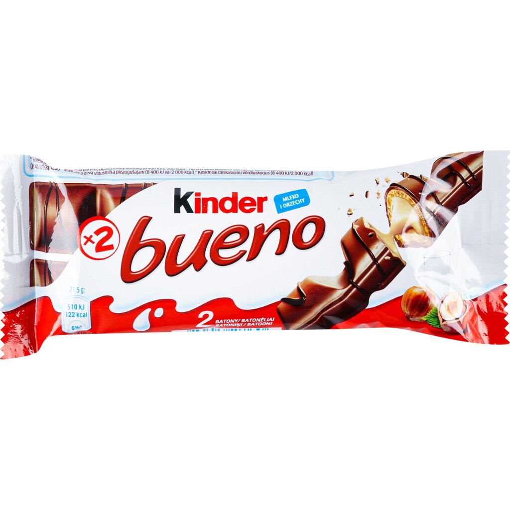 Шоколадний батончик Kinder Bueno White 43 g (ID#1980036123), цена: 49 ...