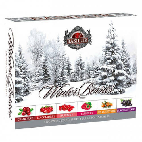 Чай BASILUR Winter Berries Assorted - Зимові Ягоди Асорті 60 х 2 г (ID ...