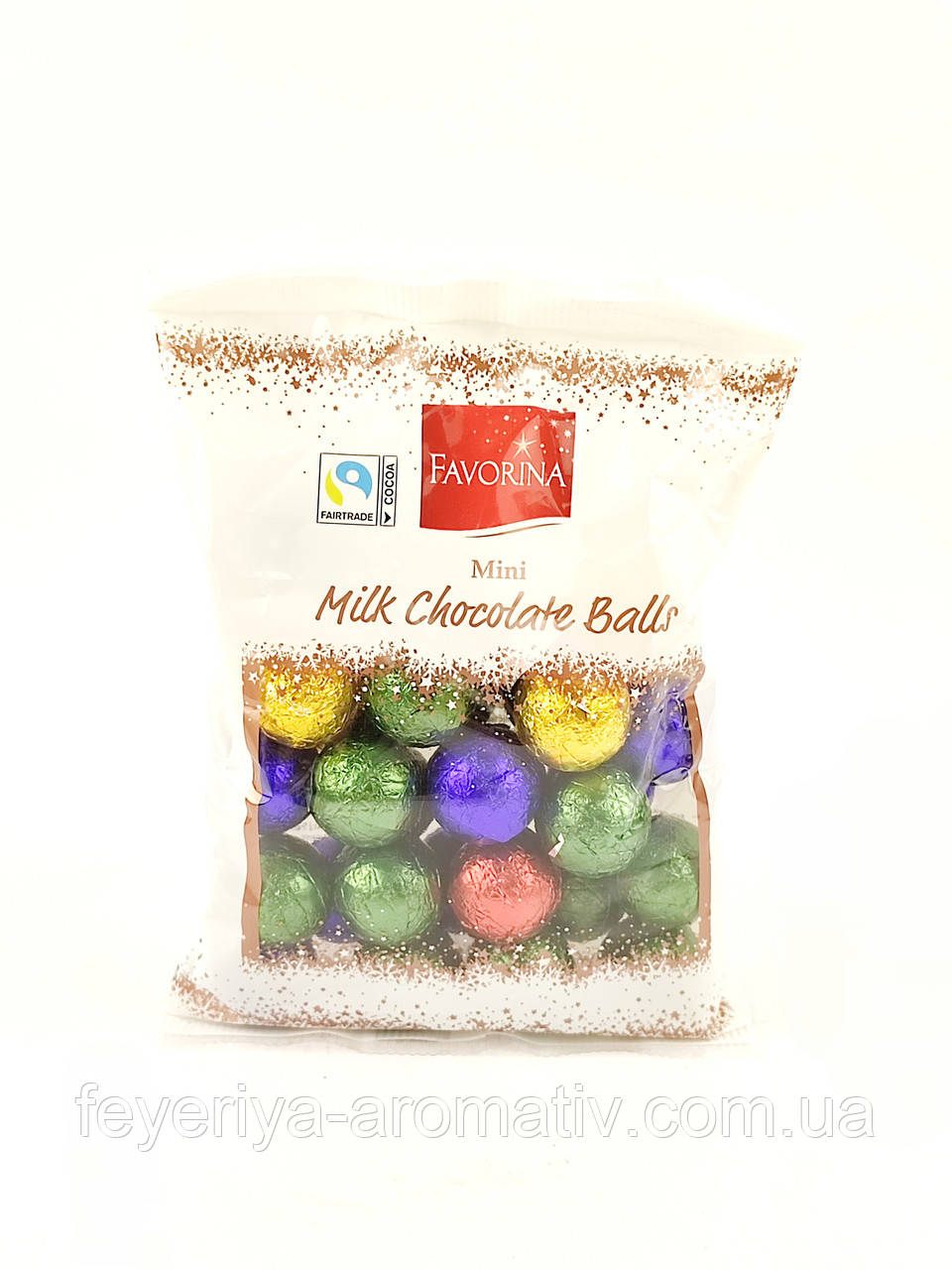 Конфеты шоколадные шарики Favorina новогодний подарок 200 г Германия ...