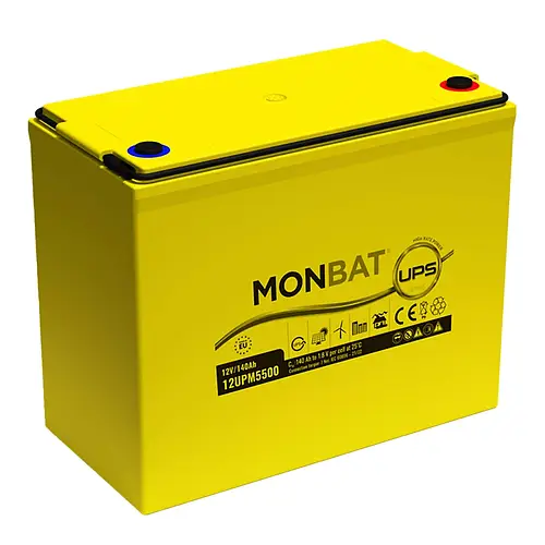 Аккумулятор стационарный MonBat UPM5500 12V 140A (ID#1734932519), цена ...