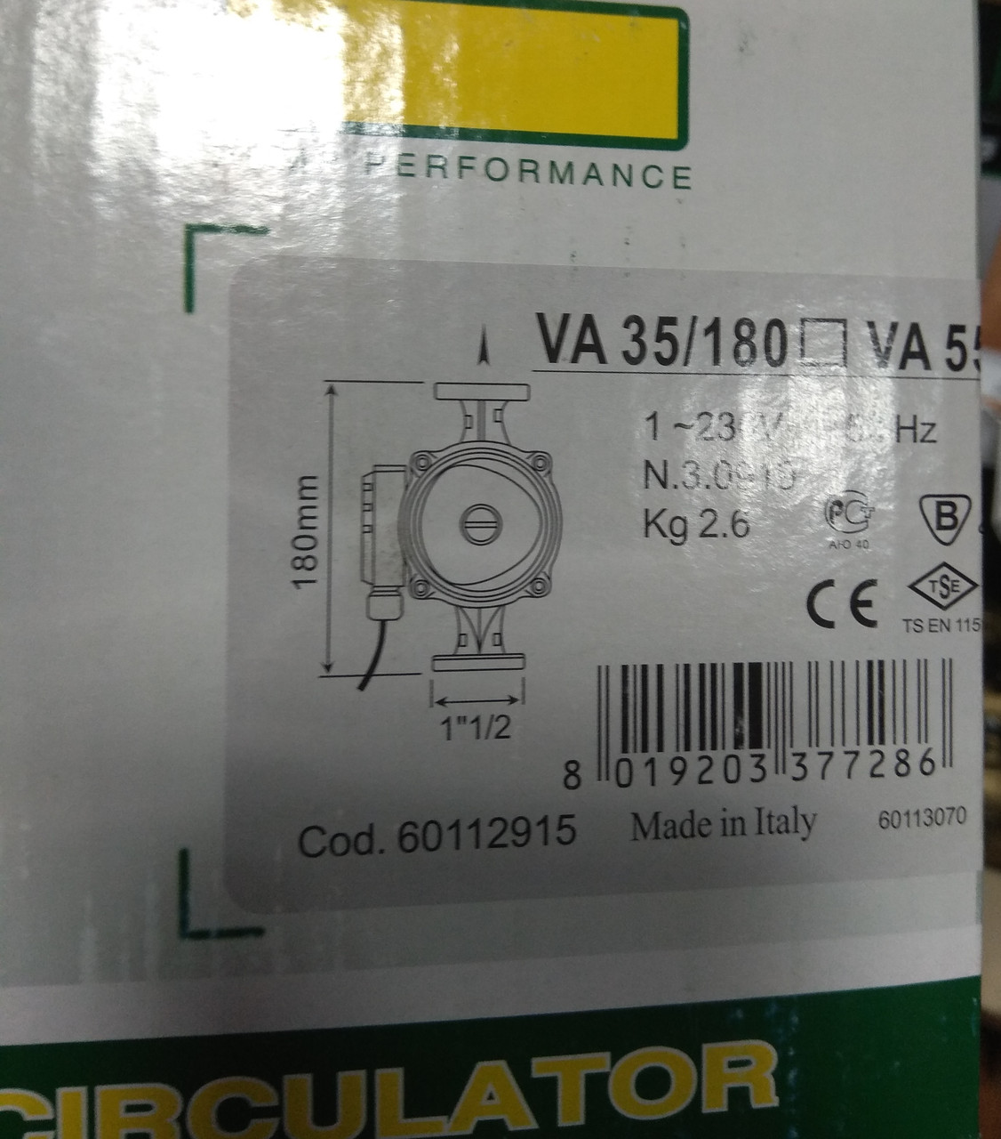 Купить Насос циркуляционный DAB VA 55/180 + гайка, цена 1300 ₴ — Prom.ua (ID#1933538361)