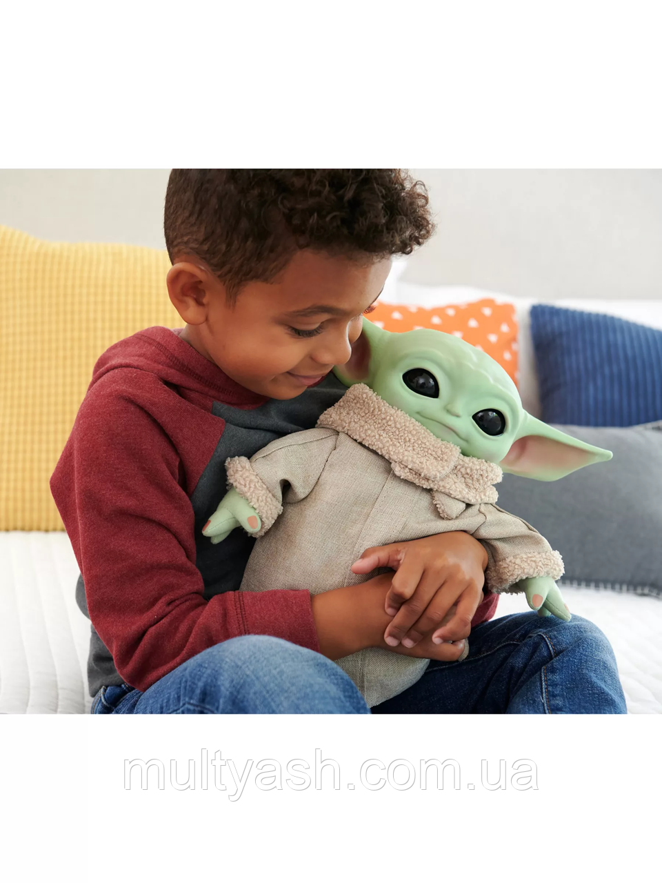 Йода Star Wars the Mandalorian Grogu Plush 11-Inch Toy, Squeeze & Blink ...