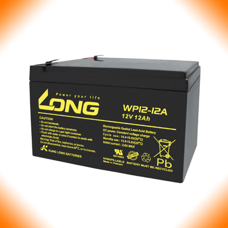 Акумулятор AGM 12Ah 12В Long WP12-12A 12 А•год: продаж, ціна у Києві ...