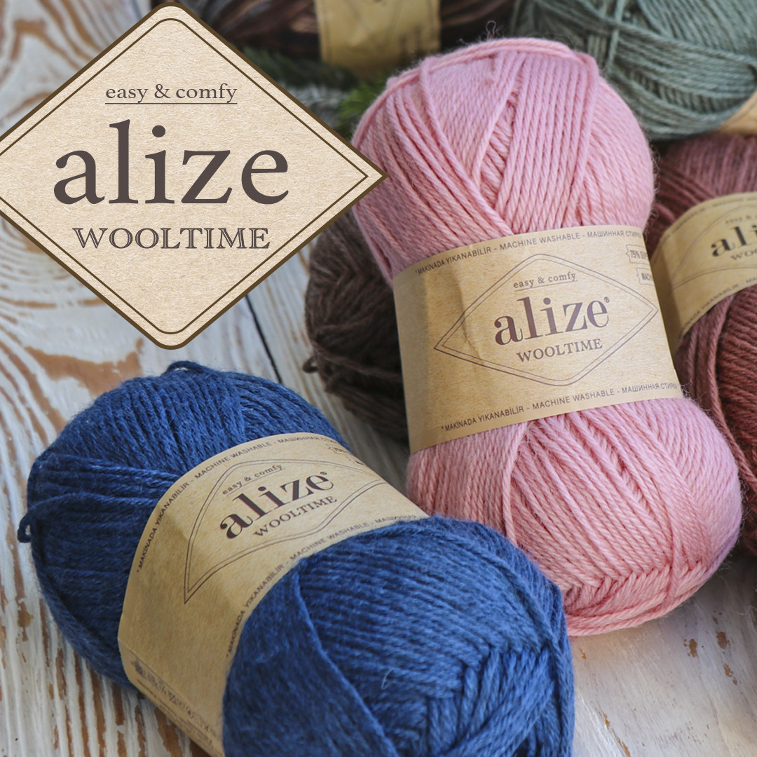 ОБЗОР ALIZE WOOLTIME (Ализе Вултайм) ⏳ Универсальная шерстяная пряжа с полиамидом. Новости ...