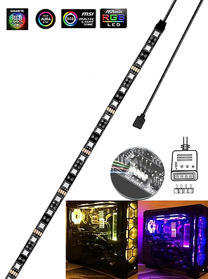 Светодиодная лента для пк RGB LED 12V 4Pin Подсветка (Asus Aura Syn ...