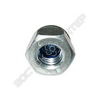 Гайка М4 DIN 986 колпачковая самоконтрящяяся с нейлоновым кольцом ...