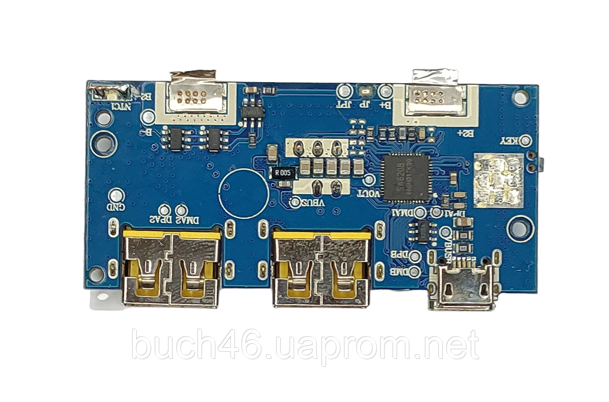 Плата повербанка 22W SW6208 SW6206 с LED дисплеем type-c PD QC3.0 ...