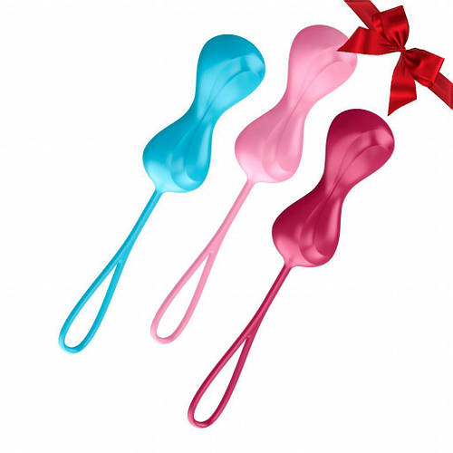 Вагінальні кульки Satisfyer Power Balls (3 пари), діаметр 3,4см, маса ...