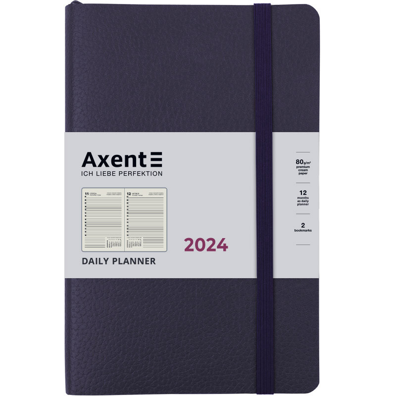 Щоденник датований 2024 Axent Partner Soft Skin 145х210 синій 8810-24-02-A (ID#1982900135), ціна ...