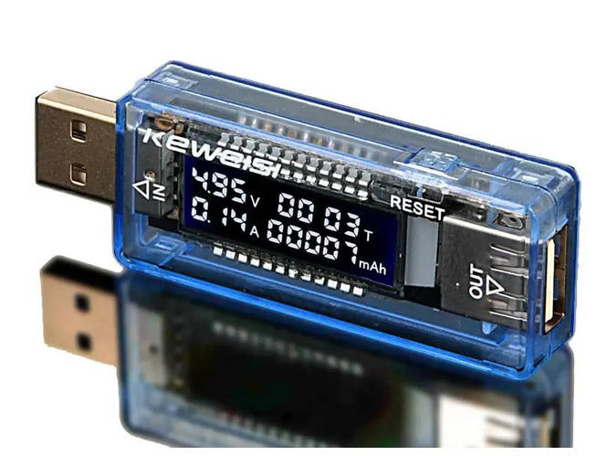 Купить USB Тестер Keweisi KWS-V20 вольтметр амперметр измеритель ...