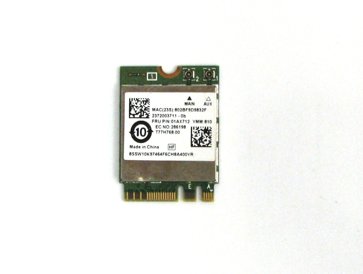 Адаптер Wi-Fi Lenovo Thinkpad Series RTL8822BE 01AX711 01AX712 01AX738 ...