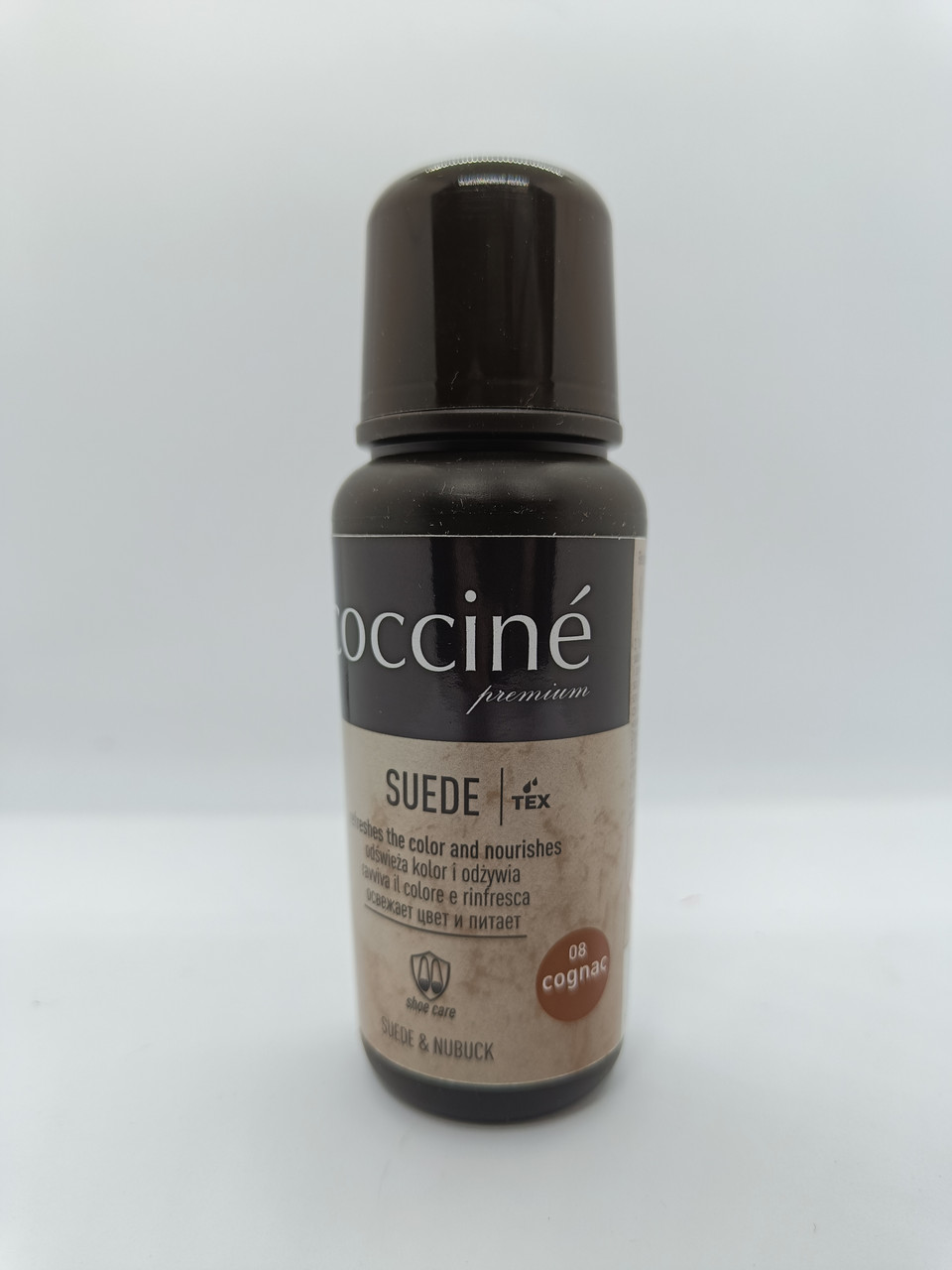 Жидкая крем-краска для замши, нубука Coccine Suede COGNAC 08, 75 мл (ID ...