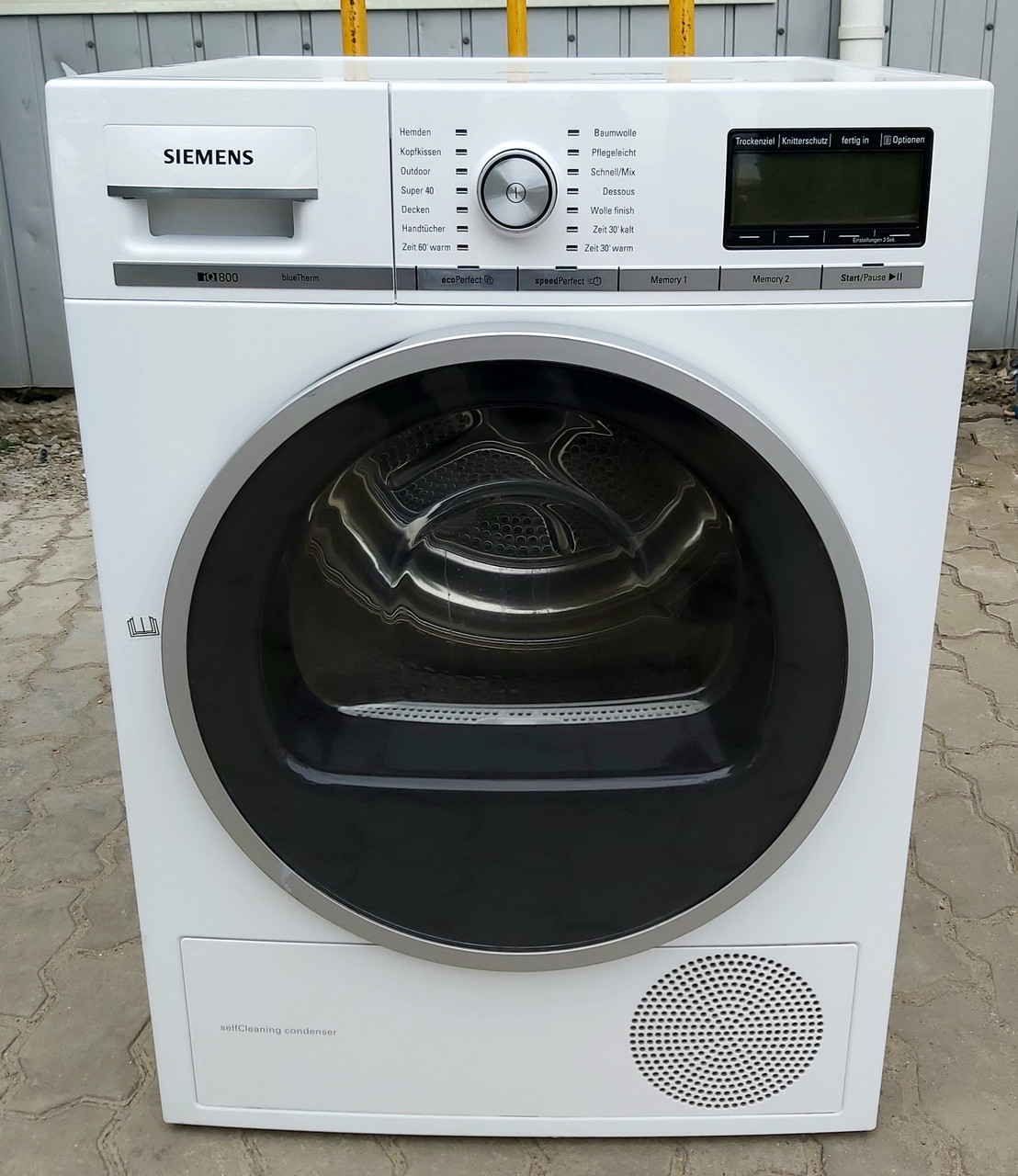 Топовая сушильная машина Siemens iQ800 WT47Y701 iSensoric Premium ...