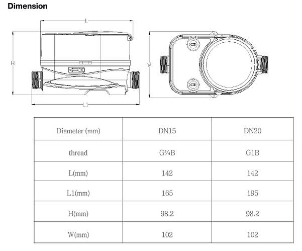 Купить Счетчик воды SMART ZigBee-WiFi DN20, цена 3859.30 ₴ — Prom.ua ...
