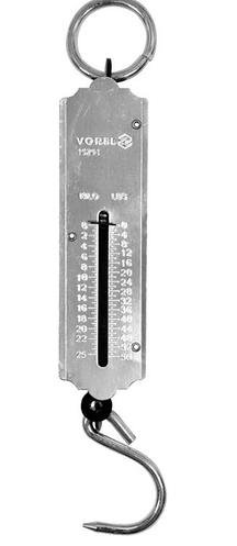 Ваги ручні, підвісні, пружинні VOREL, до 25 кг [72] (ID#1922134158), ціна: 122.20 ₴, купити на ...