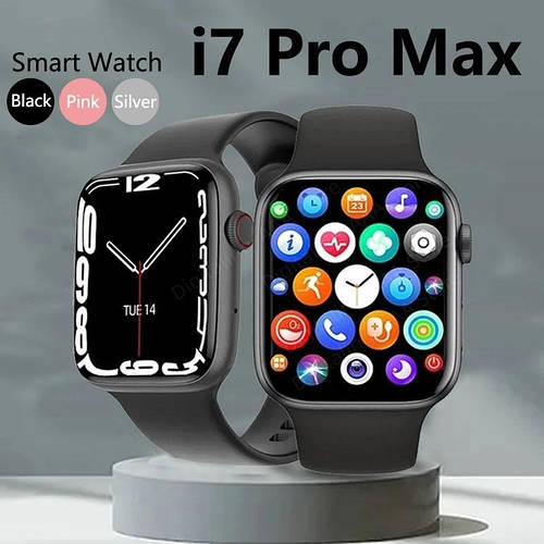 Смарт годинник Smart Watch I7 Pro Max з сенсорним екраном., Чорний (ID ...