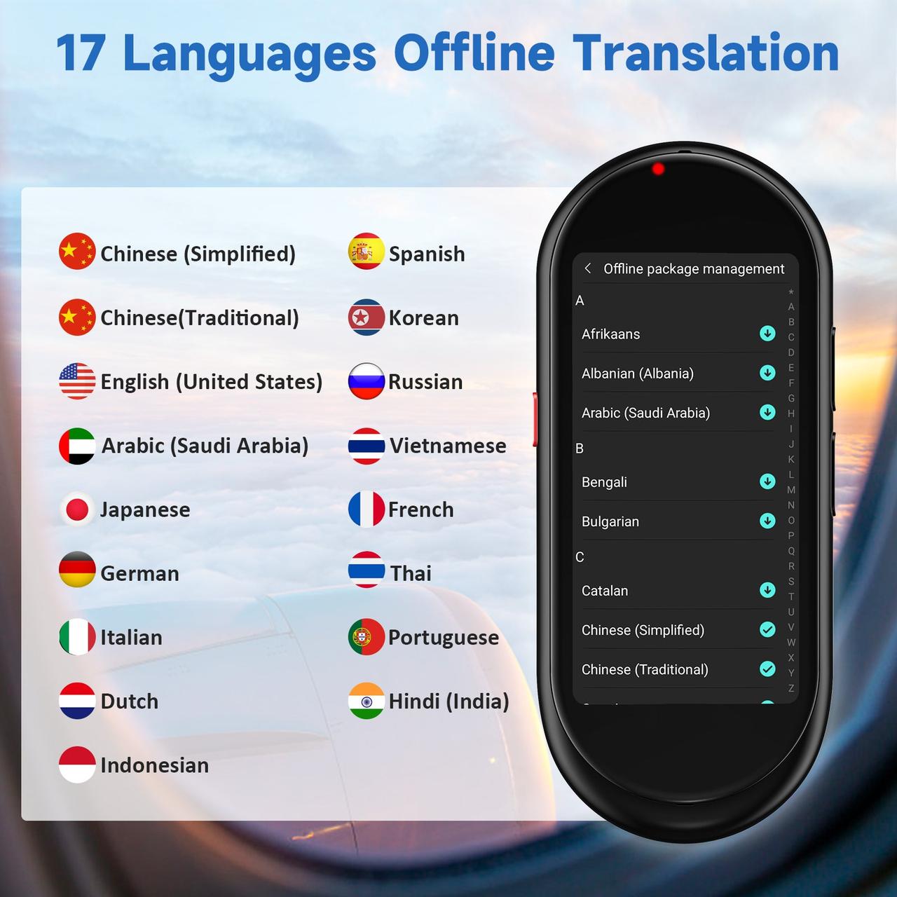 Электронный переводчик VORMOR A10 Voice Translator, ChatGPT, Голосовой ...