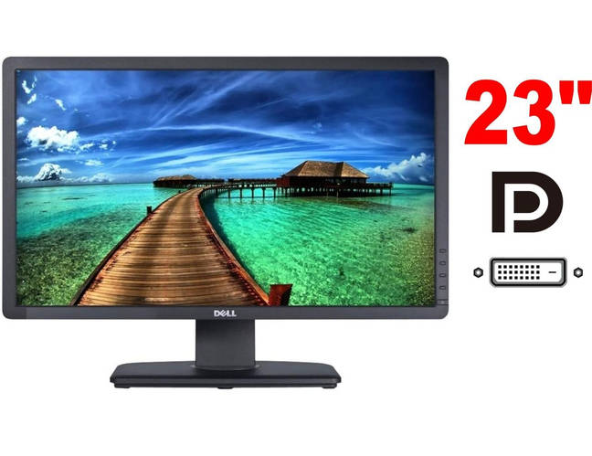 Монитор Dell UltraSharp U2312HM / 23" (1920x1080) IPS / 4x USB 2.0, 1x ...