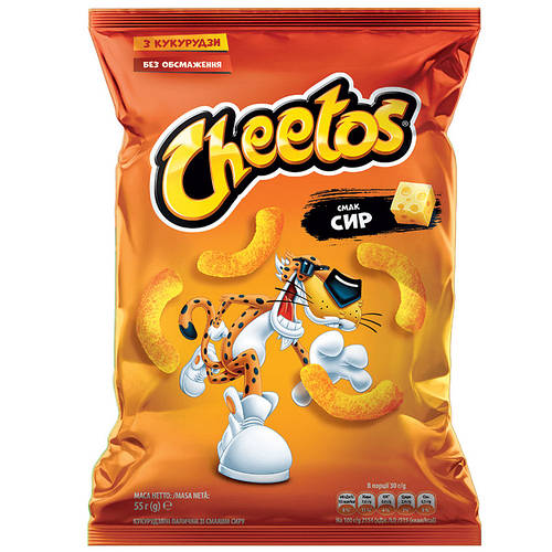 Купить CHEETOS Палочки кукурузные со вкусом Сира 55г, цена 21.50 ₴ — Prom.ua (ID#1984845241)