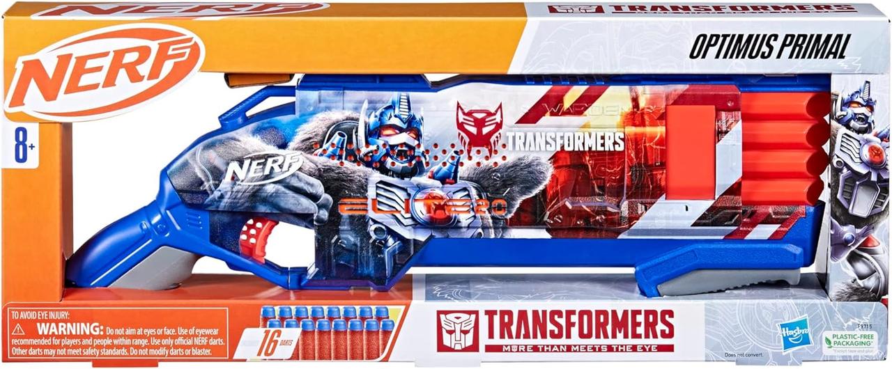 Бластер Nerf Трансформери Оптимус Праймал Nerf Transformers Optimus ...