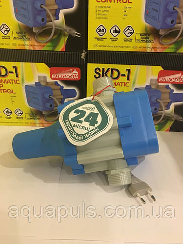 Автоматика для насосов пресс-контроль c защитой от сухого хода Euroaqua SKD 1, контроллер ...