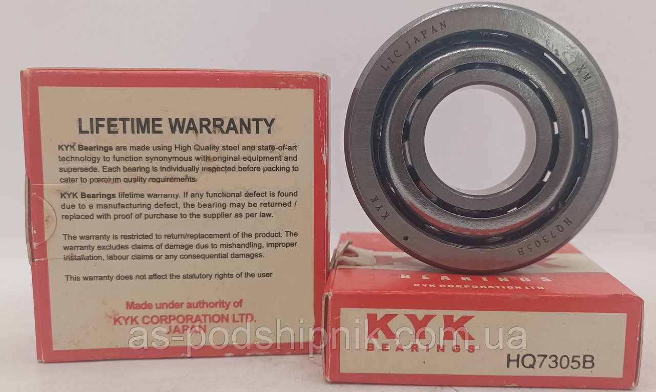 Подшипник 7305B (46305) KYK Japan: продажа, цена в Одессе. Подшипники ...
