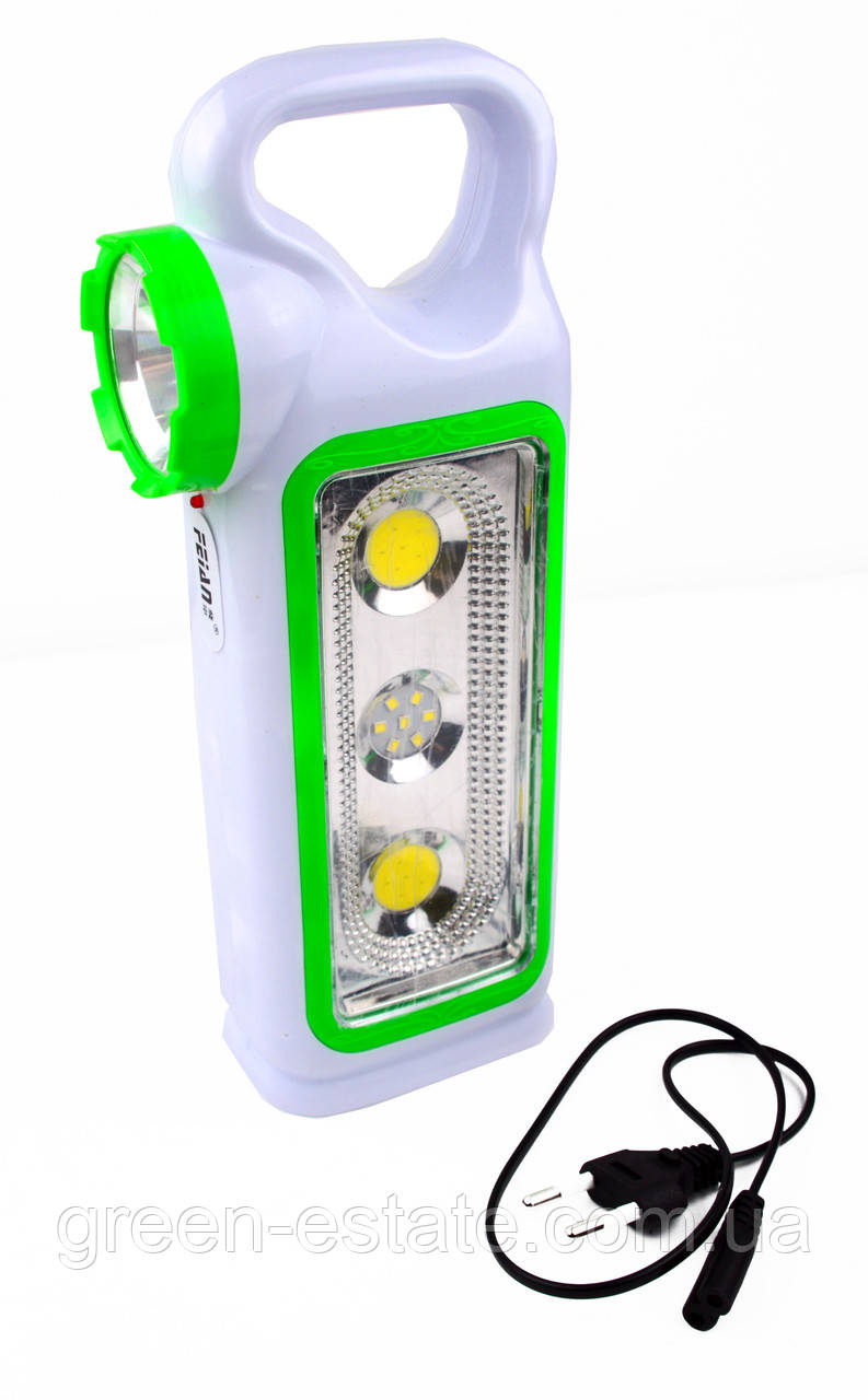 Ліхтар настільний кемпінговий з акумулятором та батарейками FA-168 ...