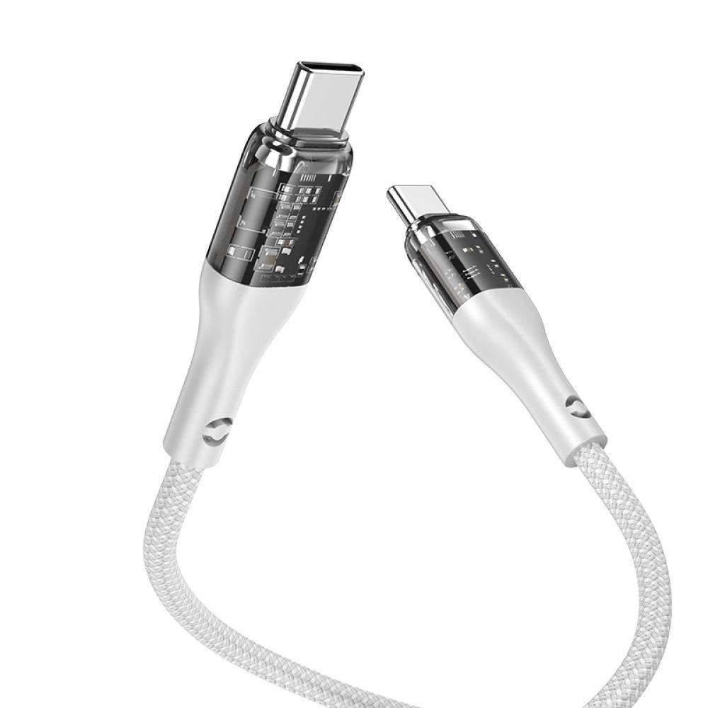 Кабель Type C To Type C Pd 100w 1 2m Кабель тайп си на тайп си Hoco