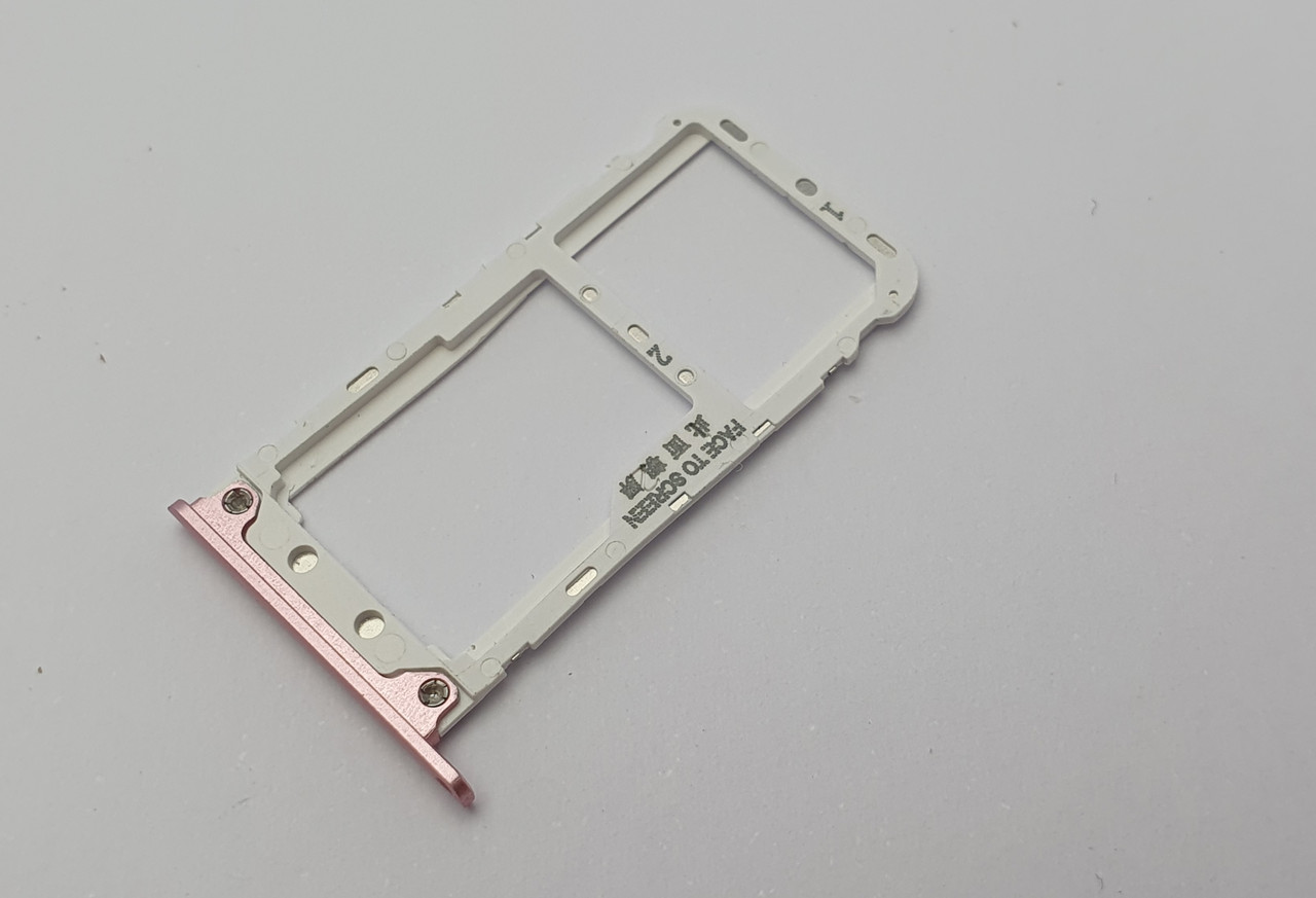 Тримач сім картки xiaomi redmi note 5 (m1803e7sg) рожевий сервісний ...