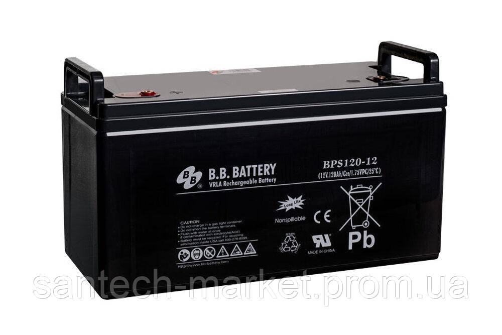 Аккумулятор B.B. Battery 12V 120Ah BPS120-12 (ID#1986032384), цена ...