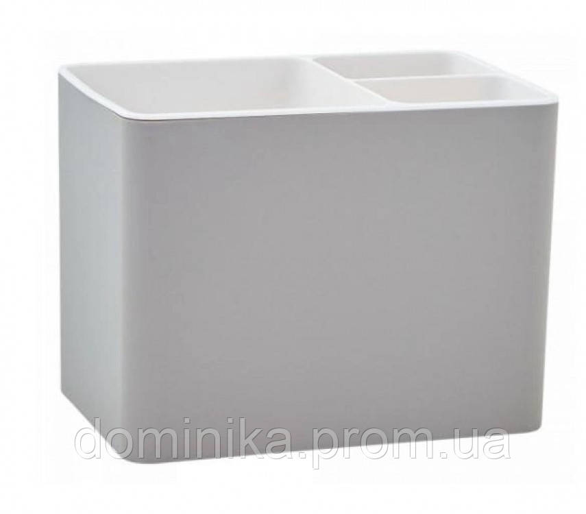 Купити Підставка для столових приборів білий беж 16 X 10 X 12 см ціна 199 ₴ Prom Ua Id