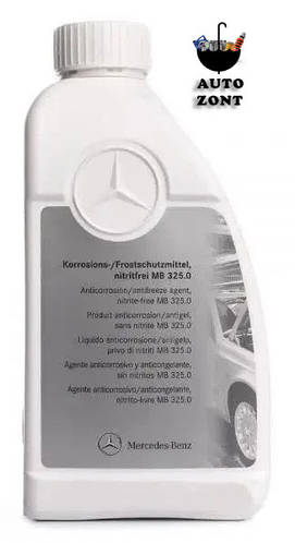 Купить Антифриз (концентрат) Mercedes Benz MB 325.0 Coolant | 1 литр ...
