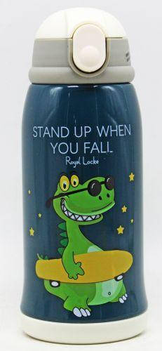 Купить Термос-поїльник "Dino" з силіконовою трубочкою, чашкою, в чохлі ...